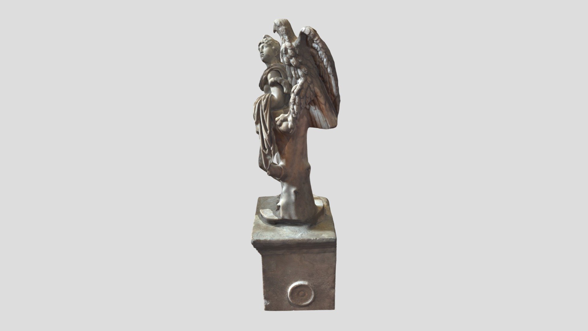 Man & Bird Statue British Museum - Download Free 3D model by ...