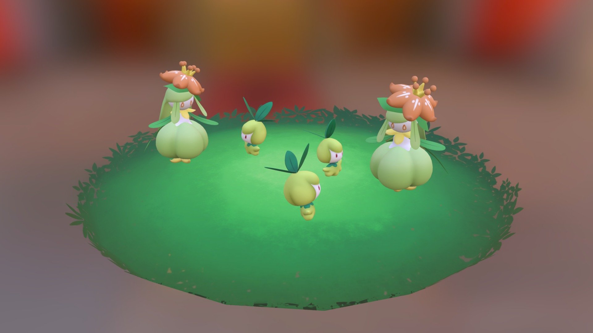 Lilligant - 3D model by Felipe Rivero (@fel.rivero93) [657d8d3] - Sketchfab