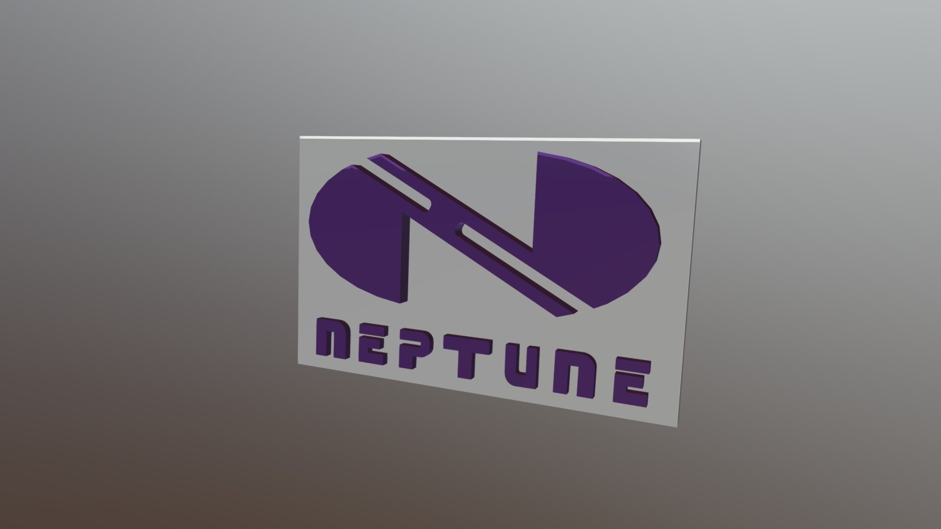 Neptunia Planeptune Logo 2 - 3D model by BigZeek [657e022] - Sketchfab