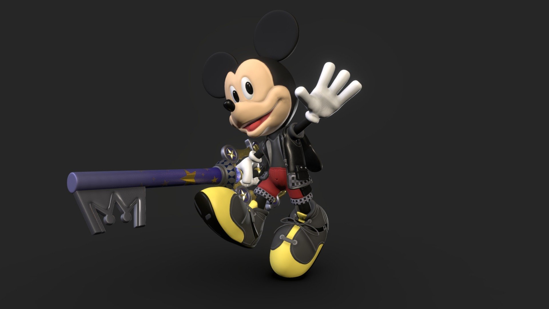 King Mickey - 3D model by Loslolos [657ee9a] - Sketchfab
