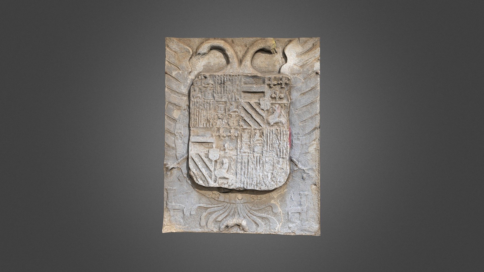 Escudo de Carlos V, Ayto de Cisneros, Palencia - 3D model by Héctor ...
