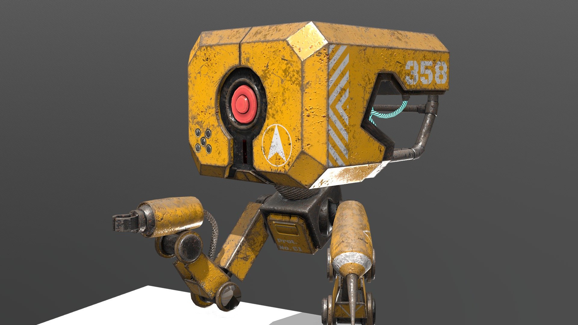 Small Robot - 3D model by adite [6580702] - Sketchfab