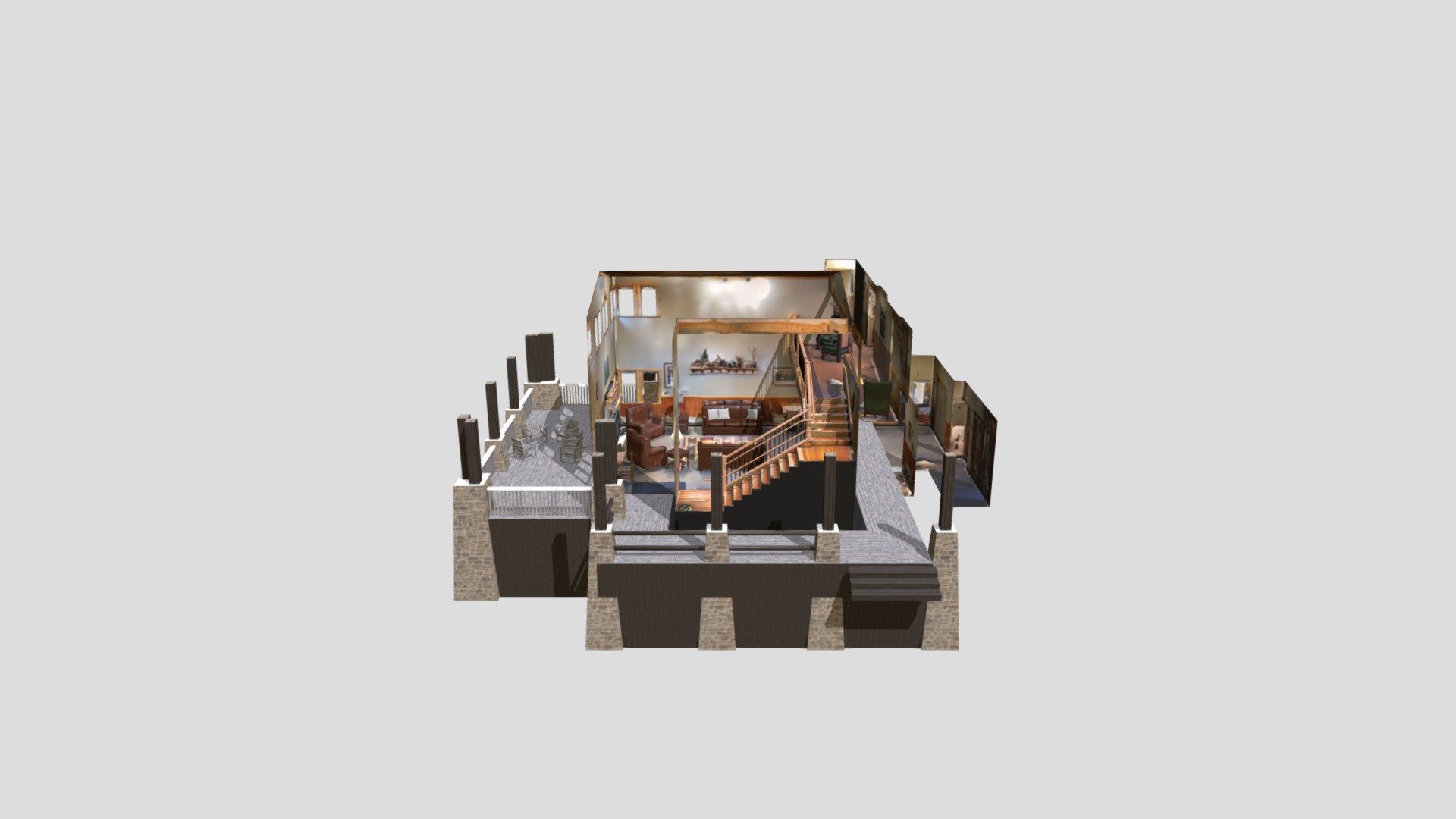 High Peak Lodge - Download Free 3D model by rogueimage [65826ed ...