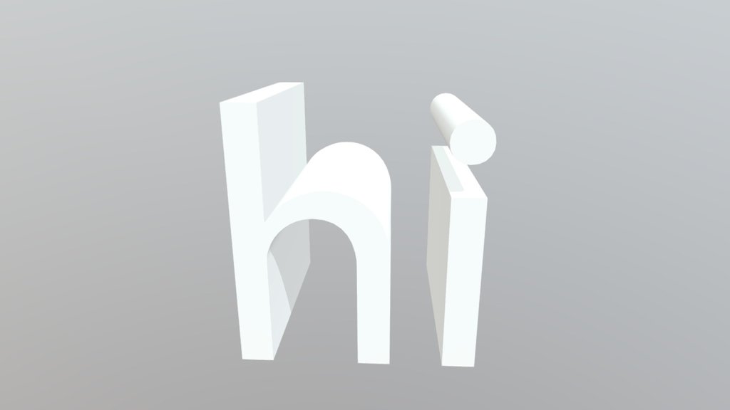hi - 3D model by Alexa Waldron (@Alexa.Waldron) [6582821] - Sketchfab