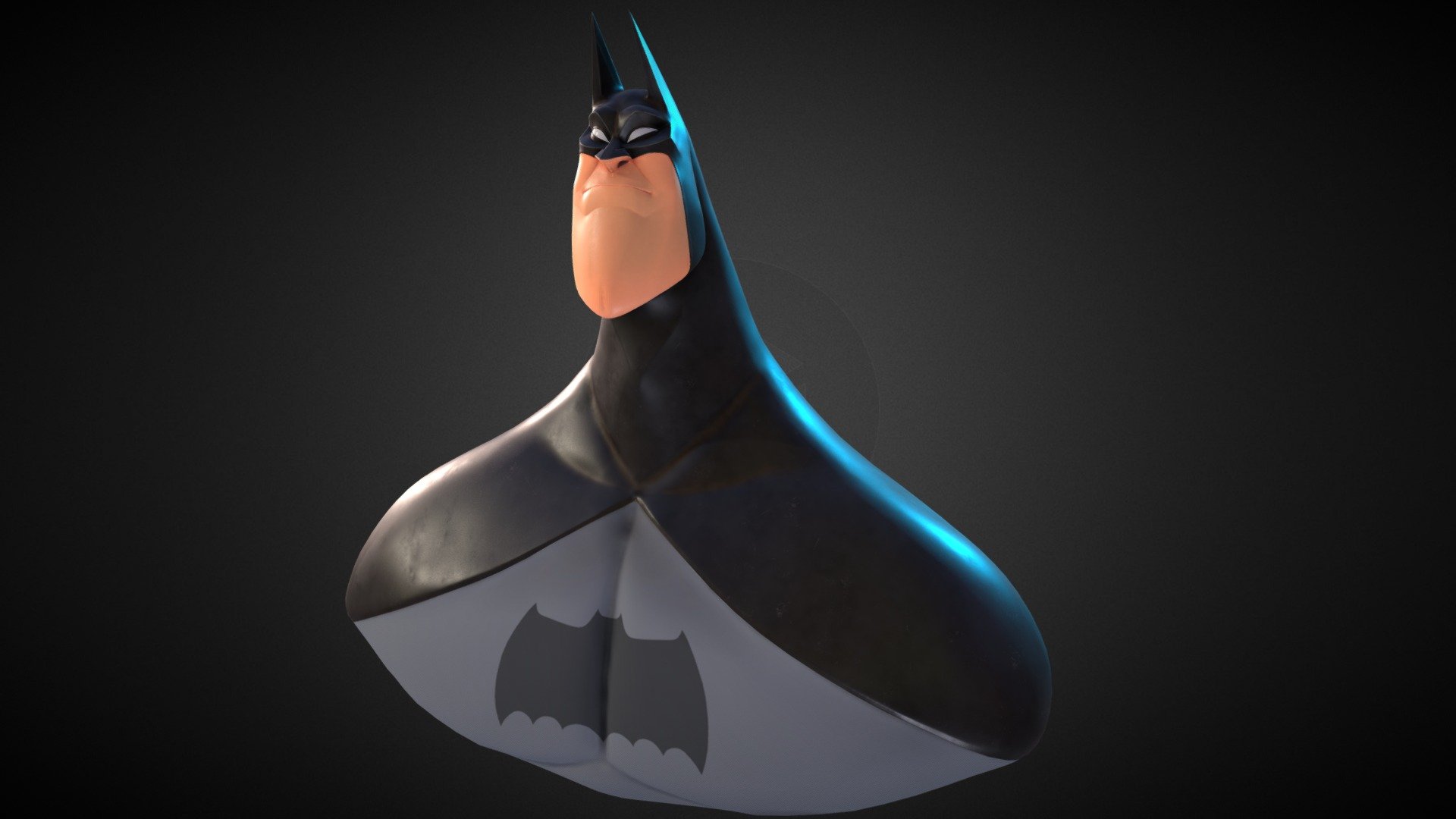 Stylized Batman - 3D model by RimasBe [6582d7e] - Sketchfab