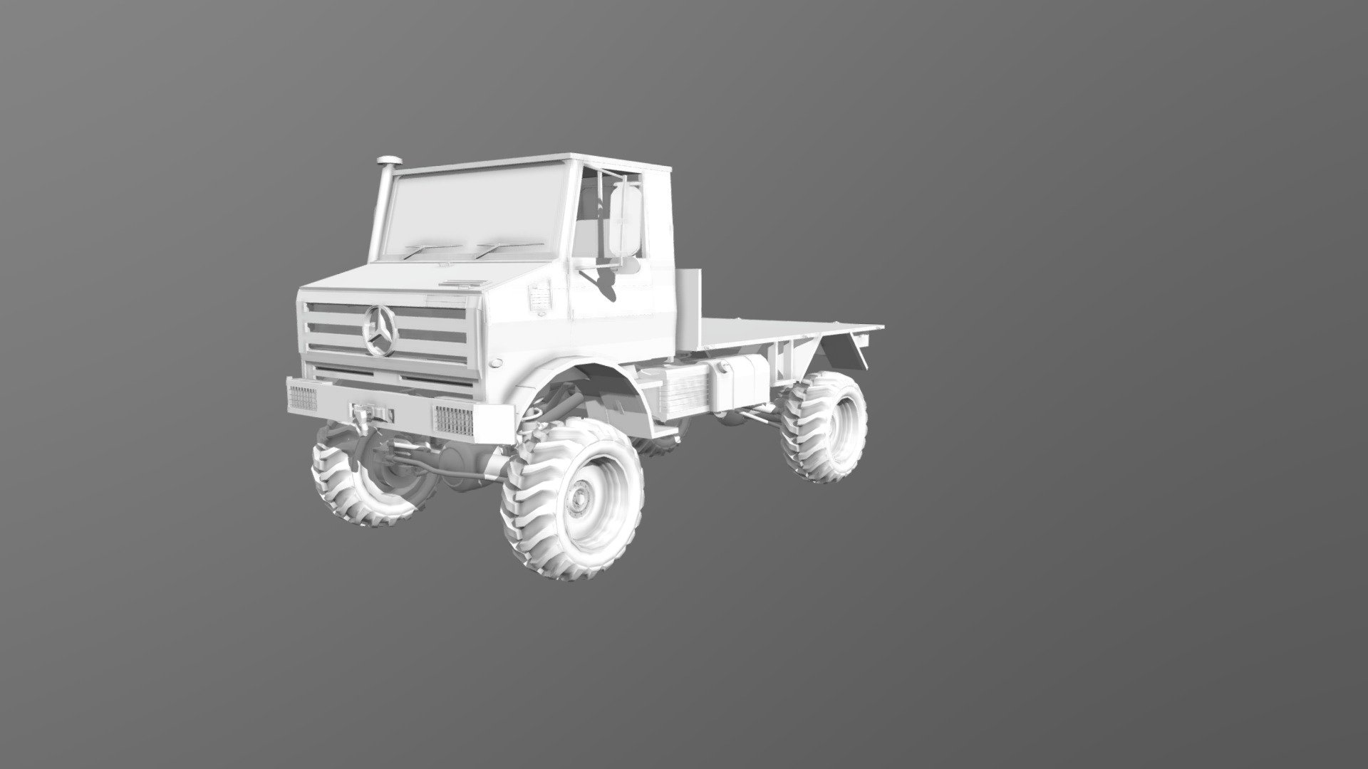 Unimog U1350L - 1996 Flat Bed_export - 3D model by Anascraft17 [65854c7 ...