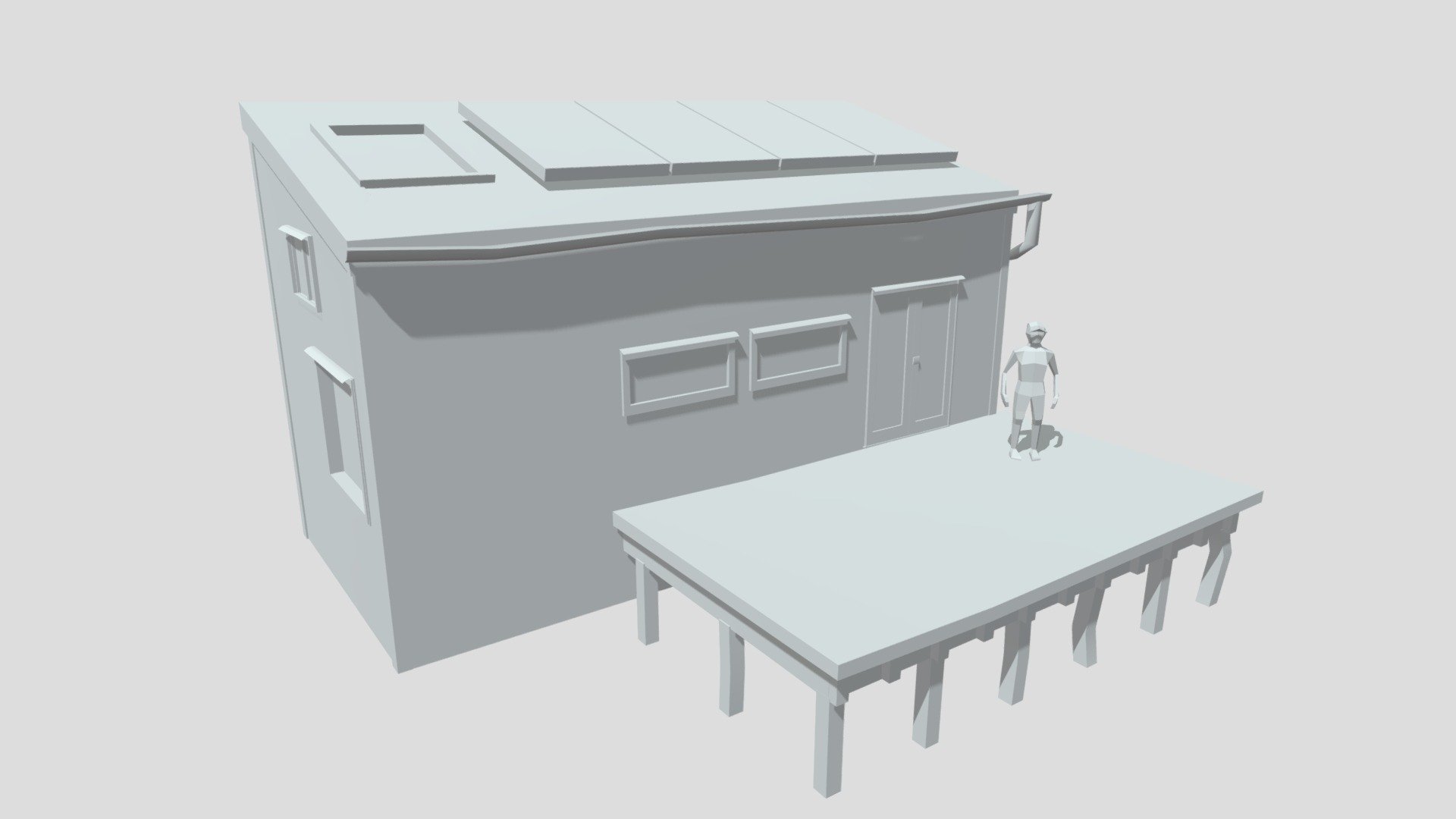 Eco House - House Model - 3D model by Jelle Van Laer (@Jellevanlaer ...
