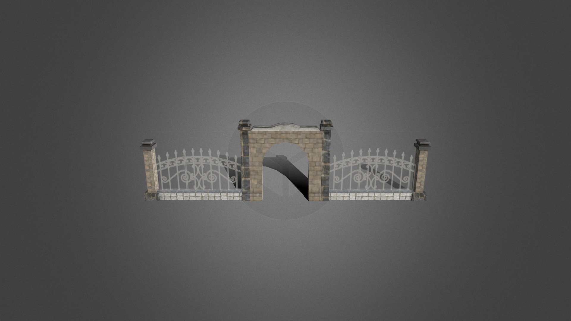 Gate, a - 3D model by jashma82 [6587751] - Sketchfab
