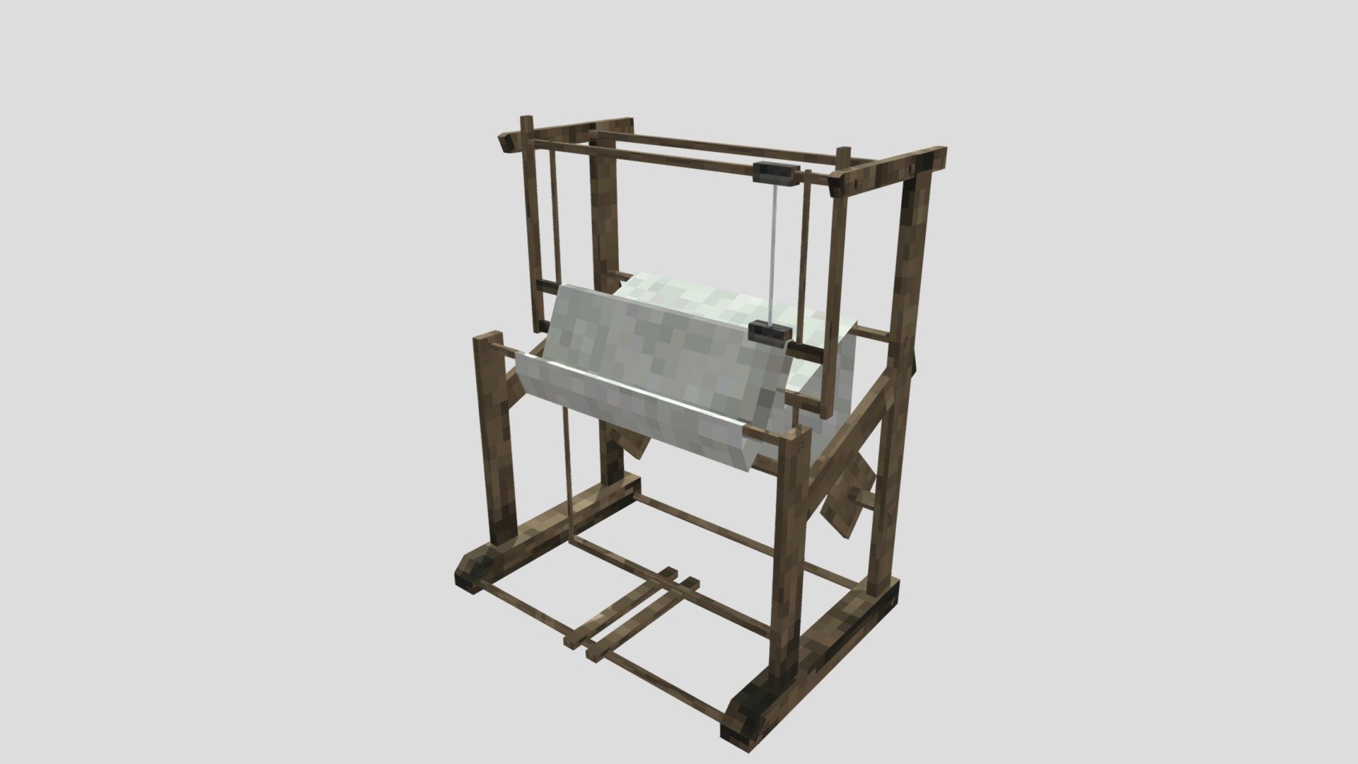 [ Minecraft ] Antique loom - Low Poly - Download Free 3D model by ...