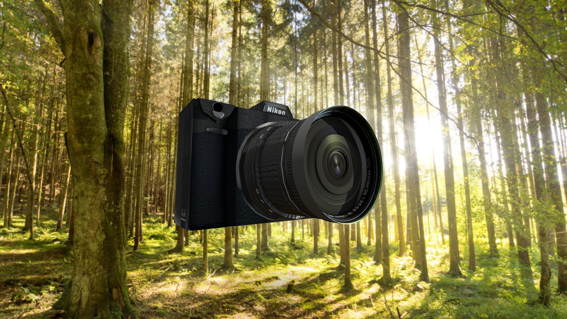 Nikon Digital Camera - 3D model by PlattIntroTo3d [65896cd] - Sketchfab
