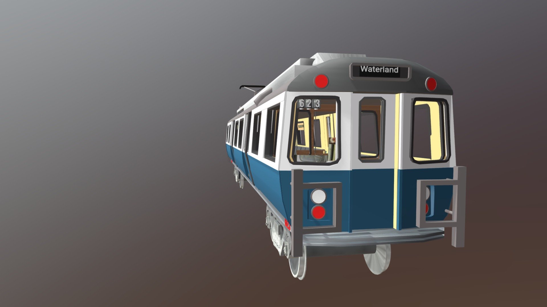 Mbta blue line 0600 old version - Download Free 3D model by ...