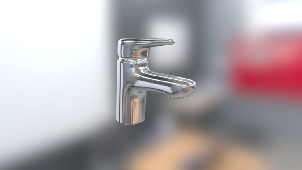 Tap Concept Blue Mixer - 3D model by cedeon [658bcc2] - Sketchfab