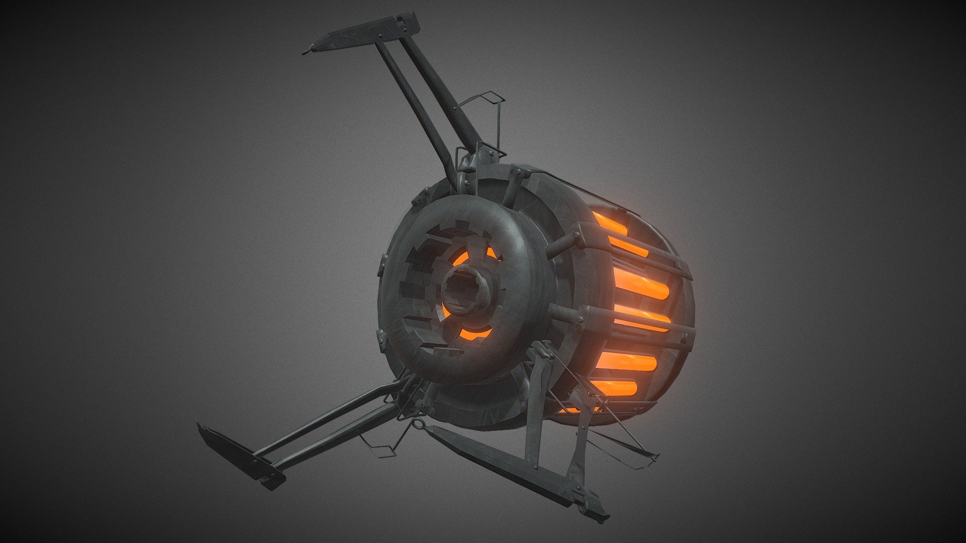 Optimized Gravity Gun - Download Free 3D model by Elite Big Speakerman ...