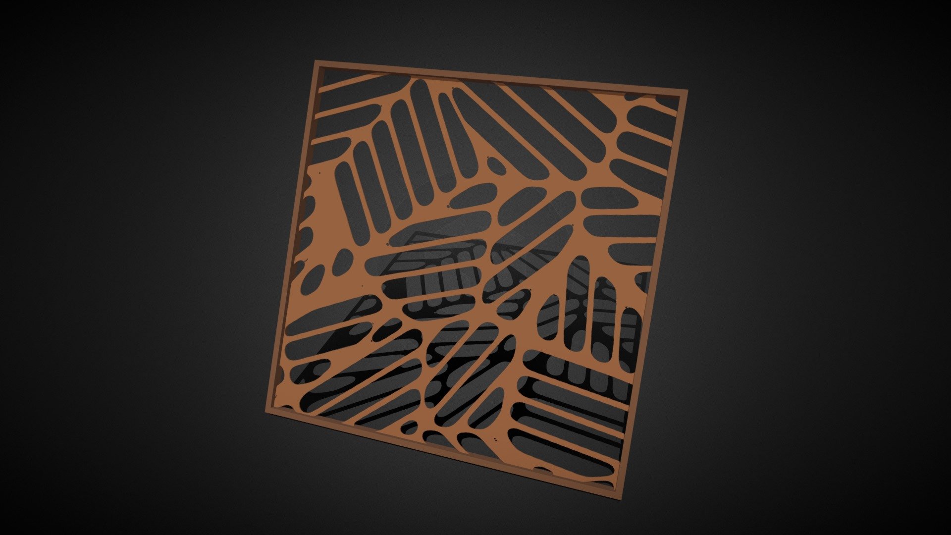 Vernacular Metal Screen20221008 - Buy Royalty Free 3D model by ...