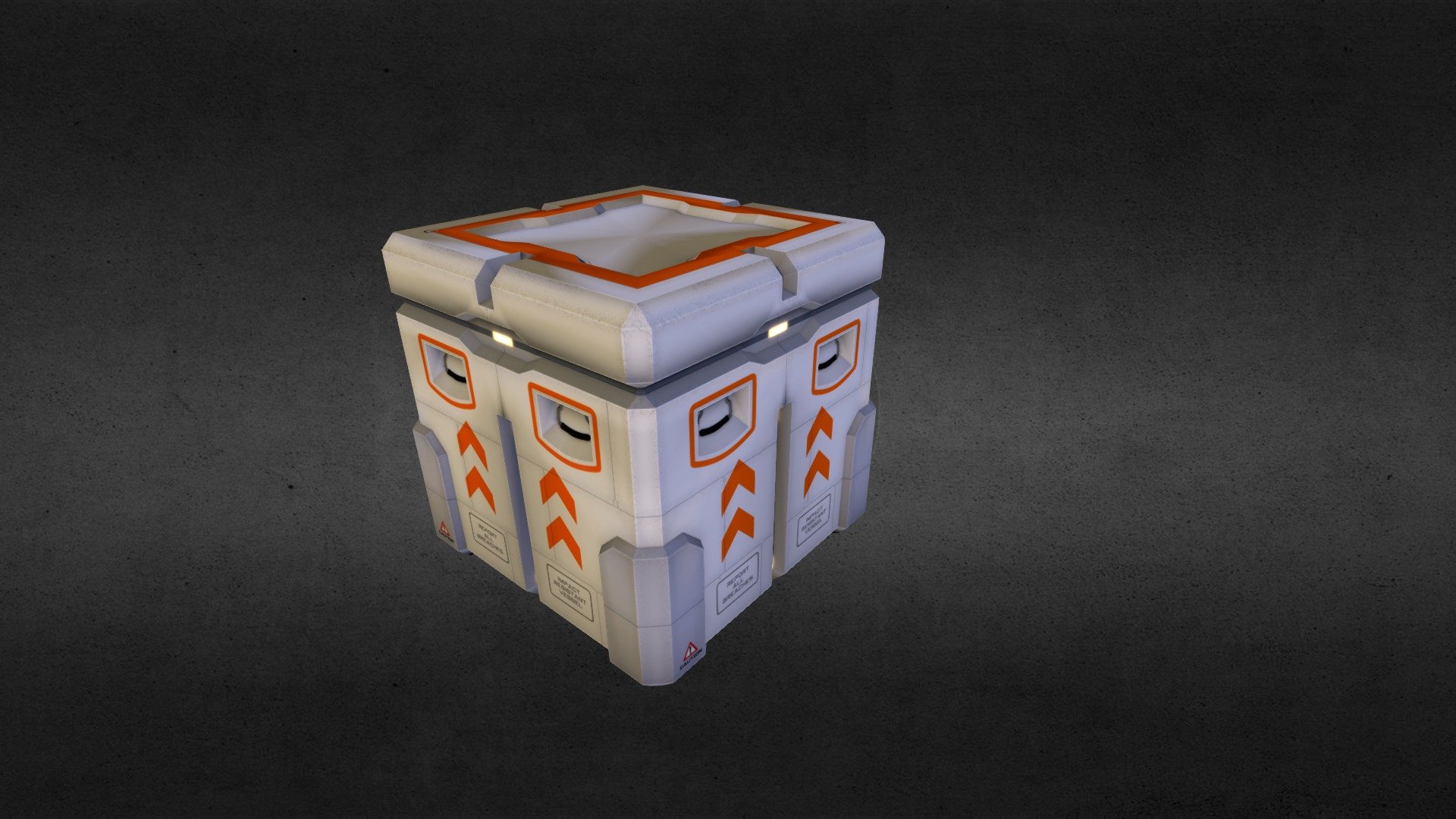 Space Crate - 3D model by MwM [658f46a] - Sketchfab