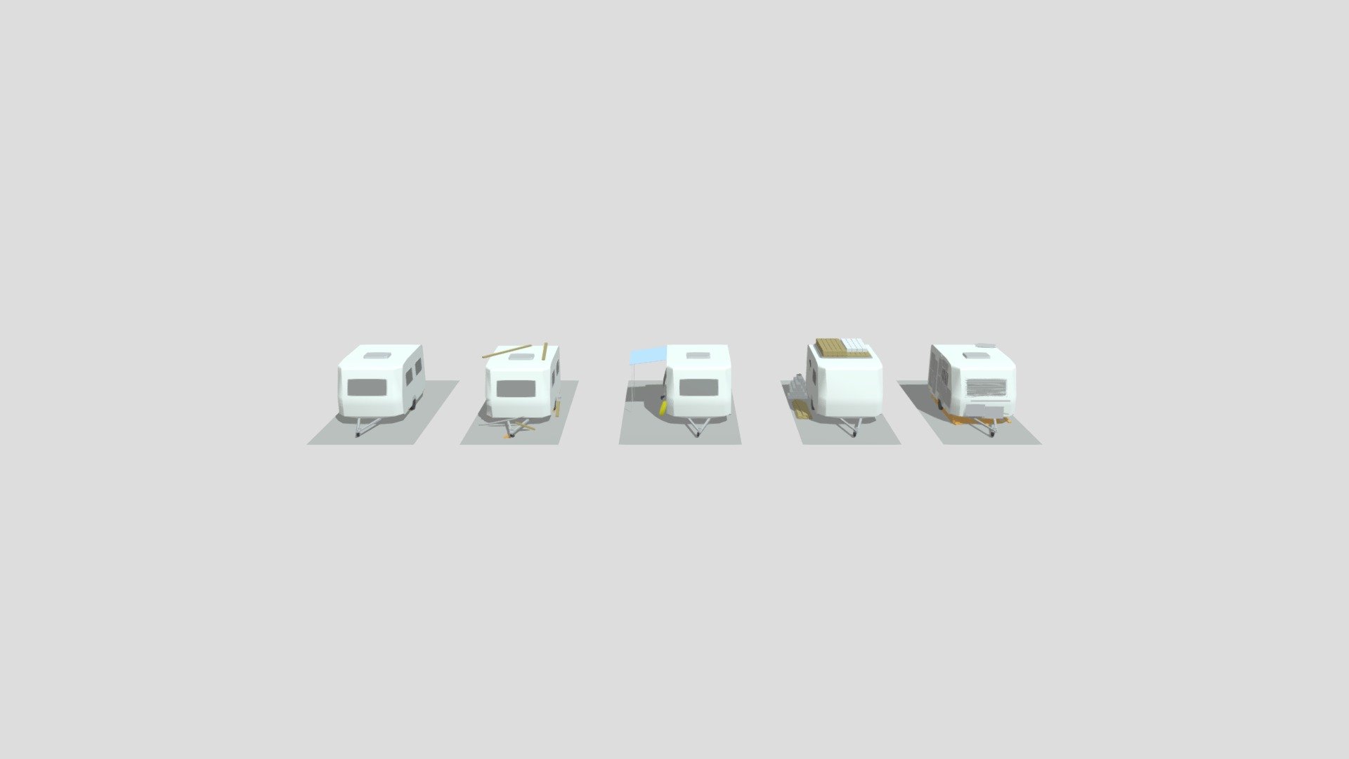 Trailer - Download Free 3D model by Groshev [65903ae] - Sketchfab