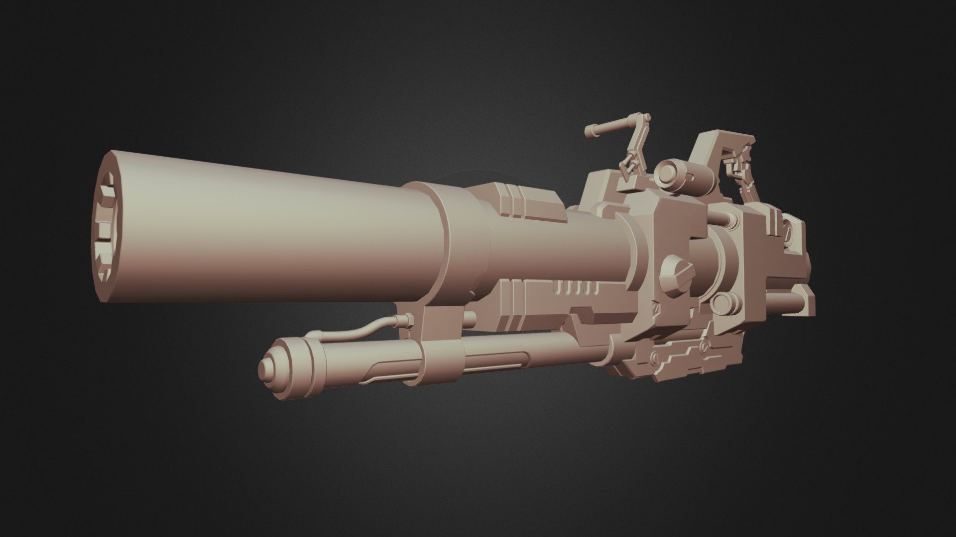 Gun (Exteel) - Download Free 3D model by Fredoo (@fredoo3d) [6590dcd ...
