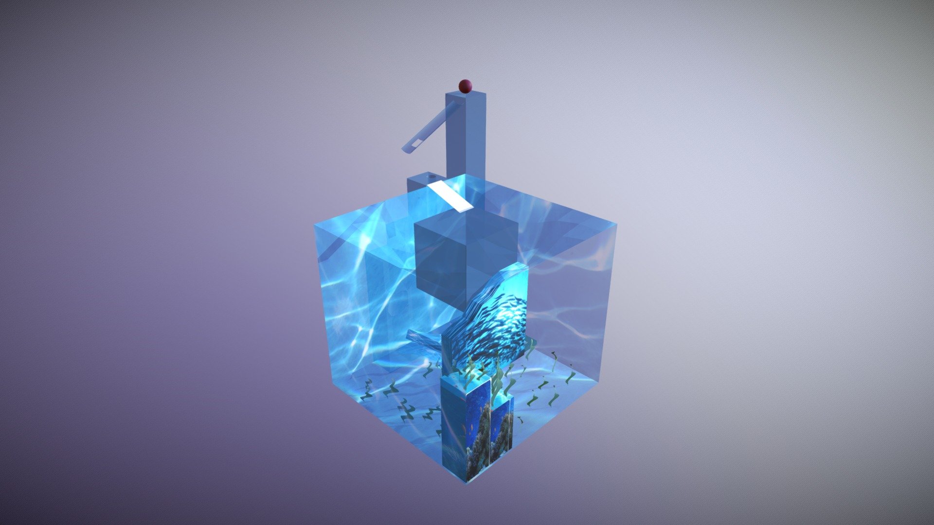 Marble Madness: Water Level - 3D model by jjanakir [65947ae] - Sketchfab