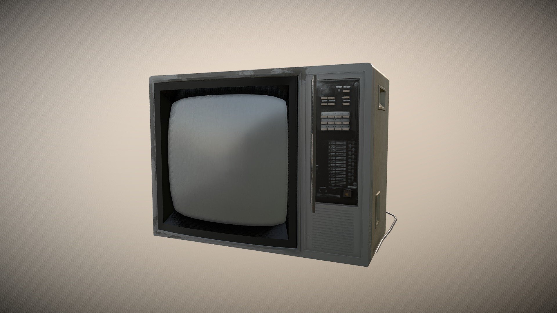 OldTV - 3D model by jirawat.vii [6594a22] - Sketchfab