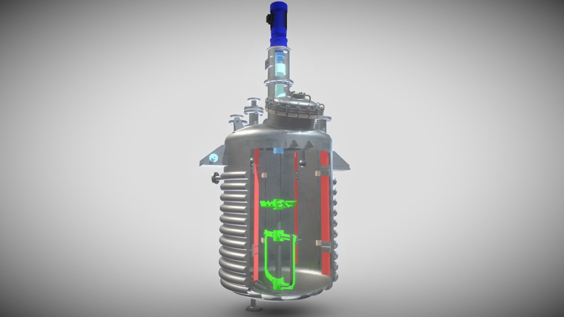 Limpet Reactor Cut Section - Download Free 3D model by MechLab3D ...