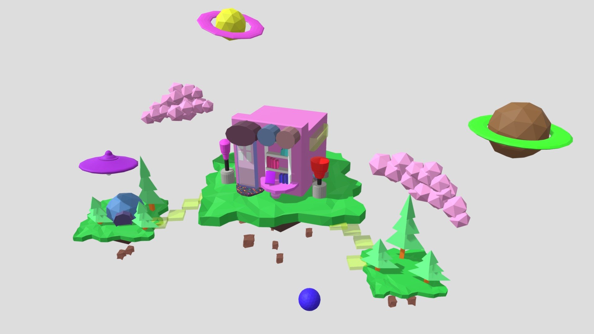 Bookeenpoke Space World - 3D model by milenalozano1602 [6594eb4 ...