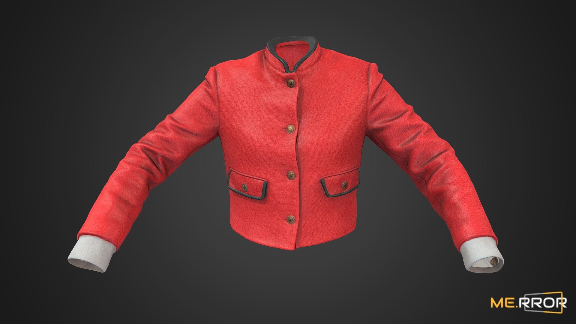 [Game-Ready] Red Jacket - Buy Royalty Free 3D model by ME.RROR Studio ...