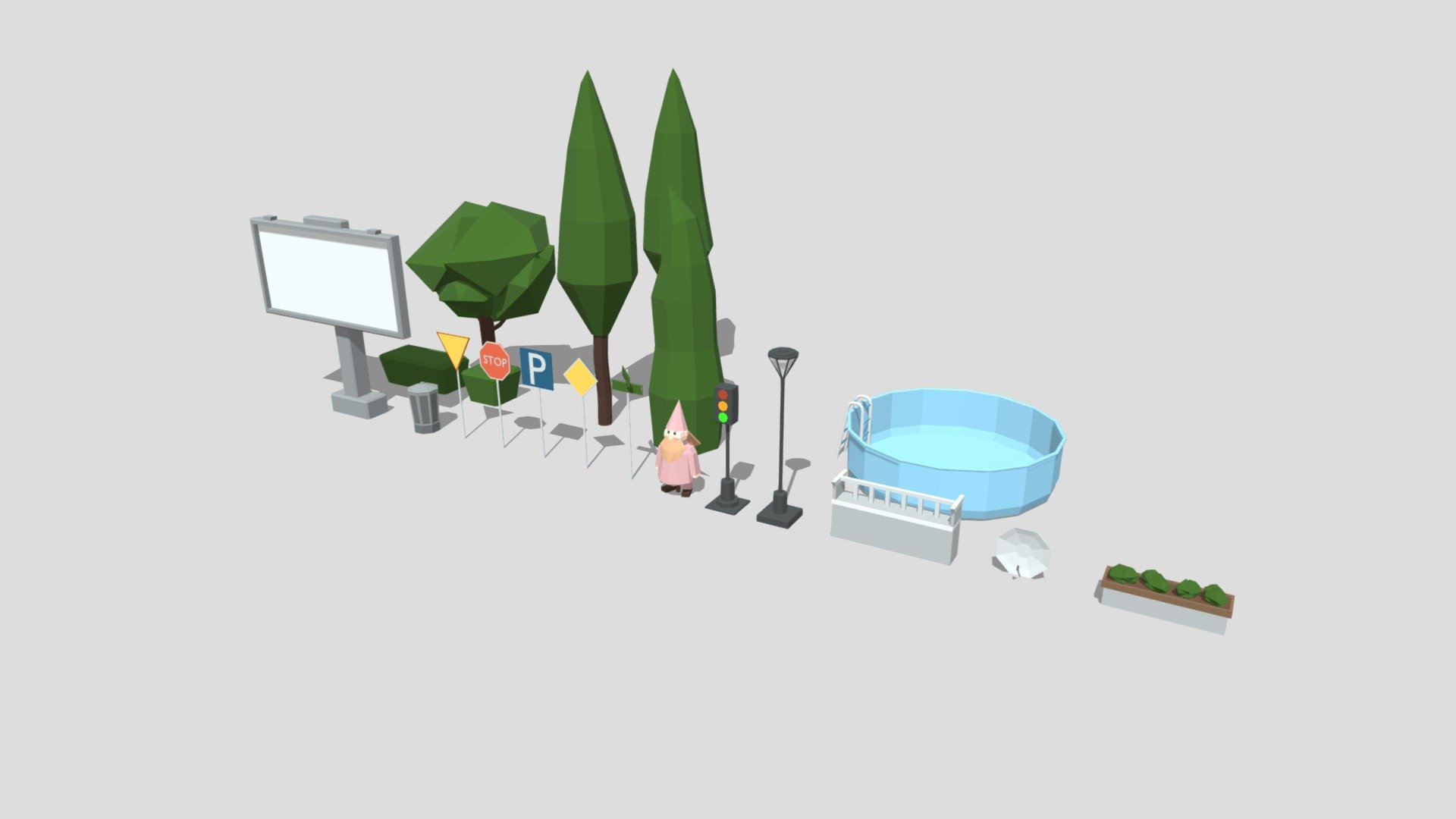 Lowpoly objects Pack - Download Free 3D model by RitiWox [6596f32 ...