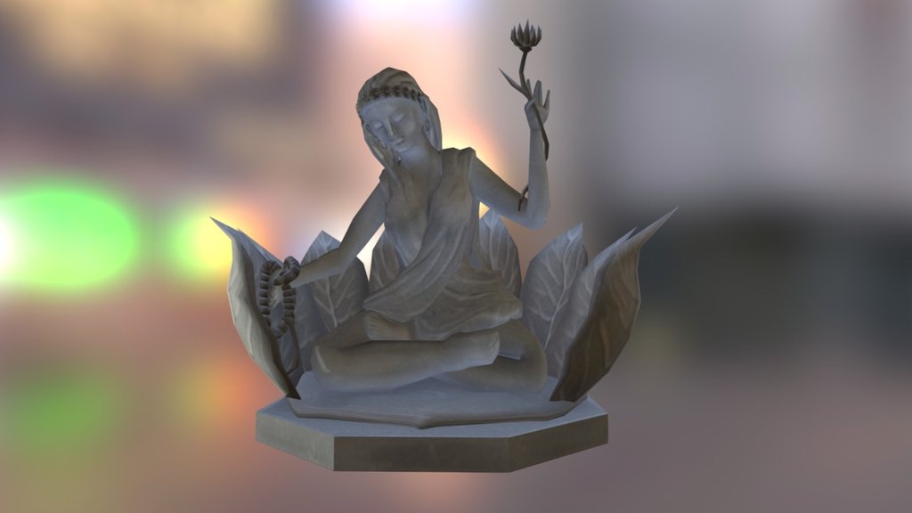 Goddess Statue - 3D model by dracon85 [6598f58] - Sketchfab