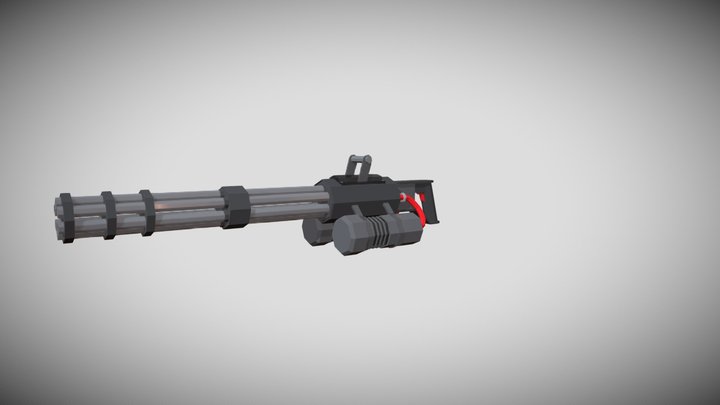Minigun 3D models - Sketchfab