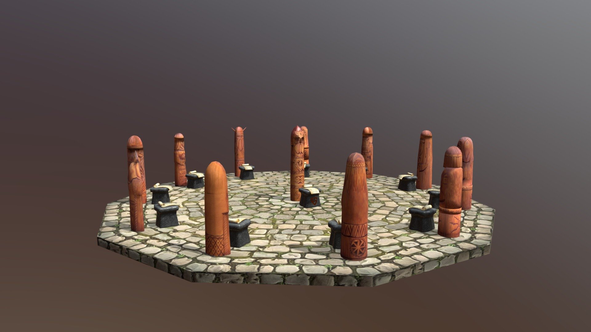 Pagan temple - 3D model by FreegenGO! (@FreegenGroup) [65998f1] - Sketchfab