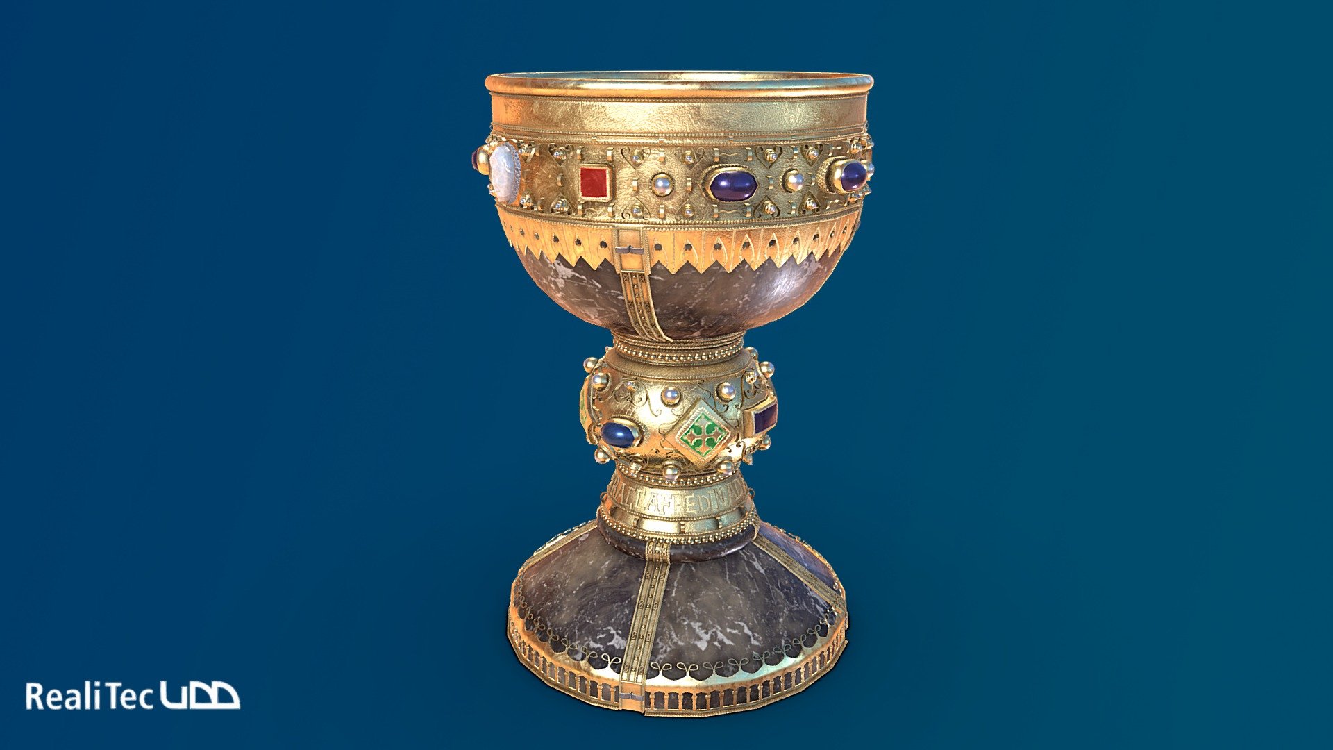 The Leonese Chalice of Lady Urraca - 3D model by UDD - Centro de ...