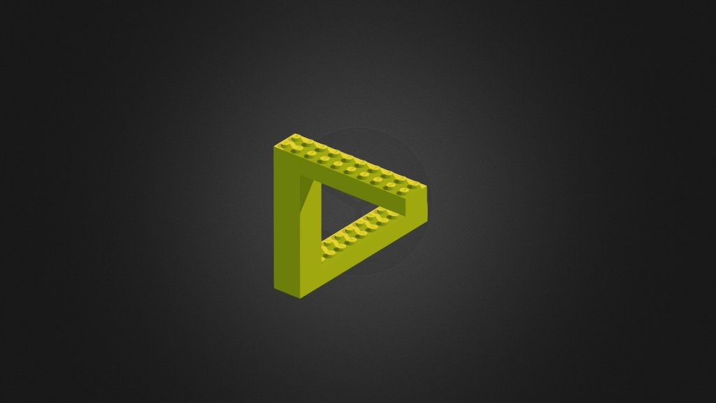 Lego Triangle - 3D model by BeastMaster64 a.k.a. Kaj Rumpff ...