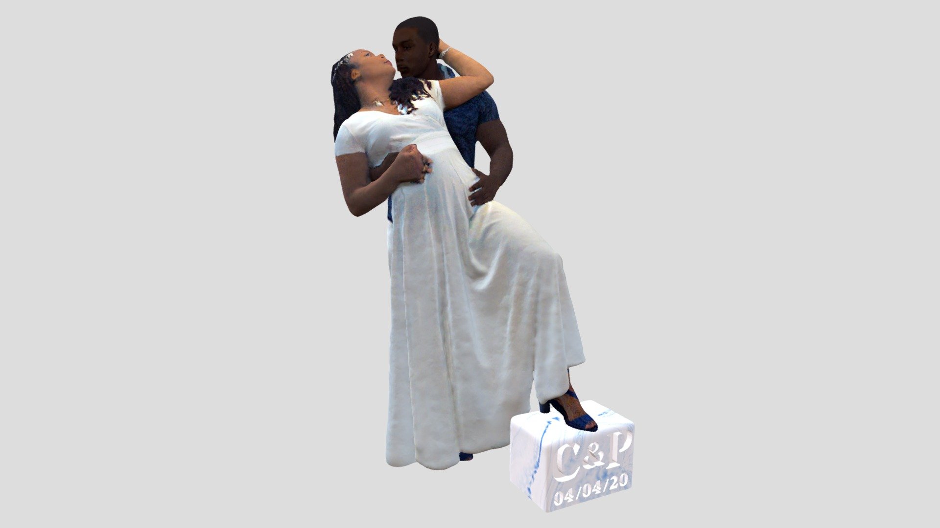 Candice & Paul — 3D Portrait Scan - 3D model by Lifelike Captures ...
