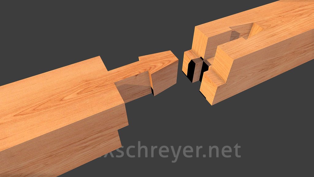 Wood Connections - A 3D model collection by Alexander Schreyer ...