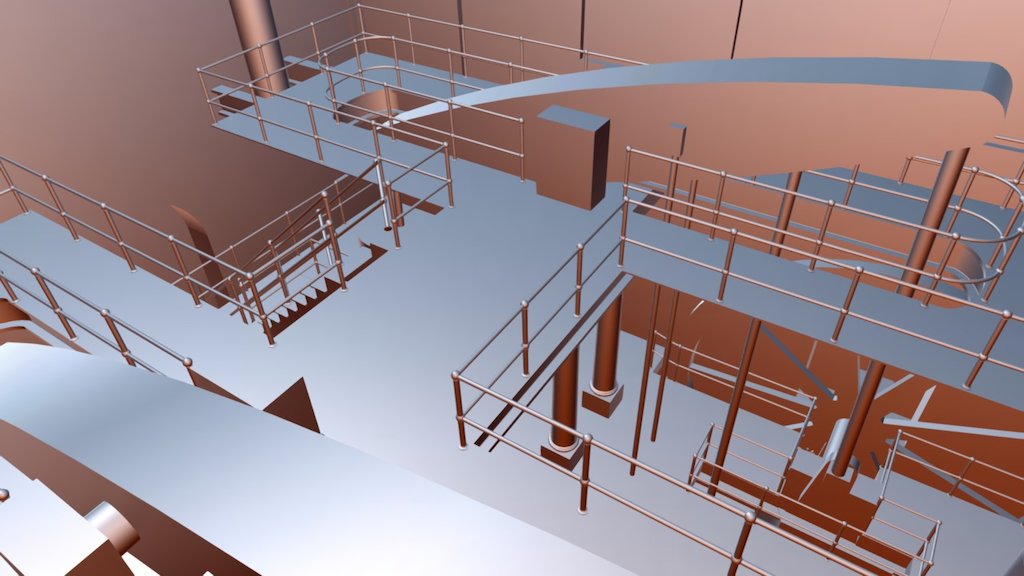 West Ham Pumping Station Revit Model - 3D model by Bury Associates ...