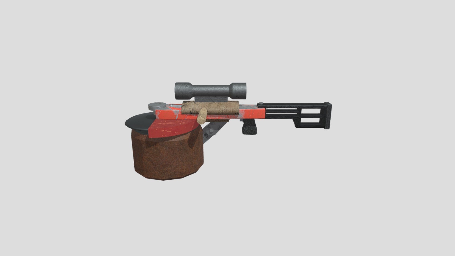 Grinder Gun Asset (Weapon) - 3D model by console_of_texas [65a22f0 ...