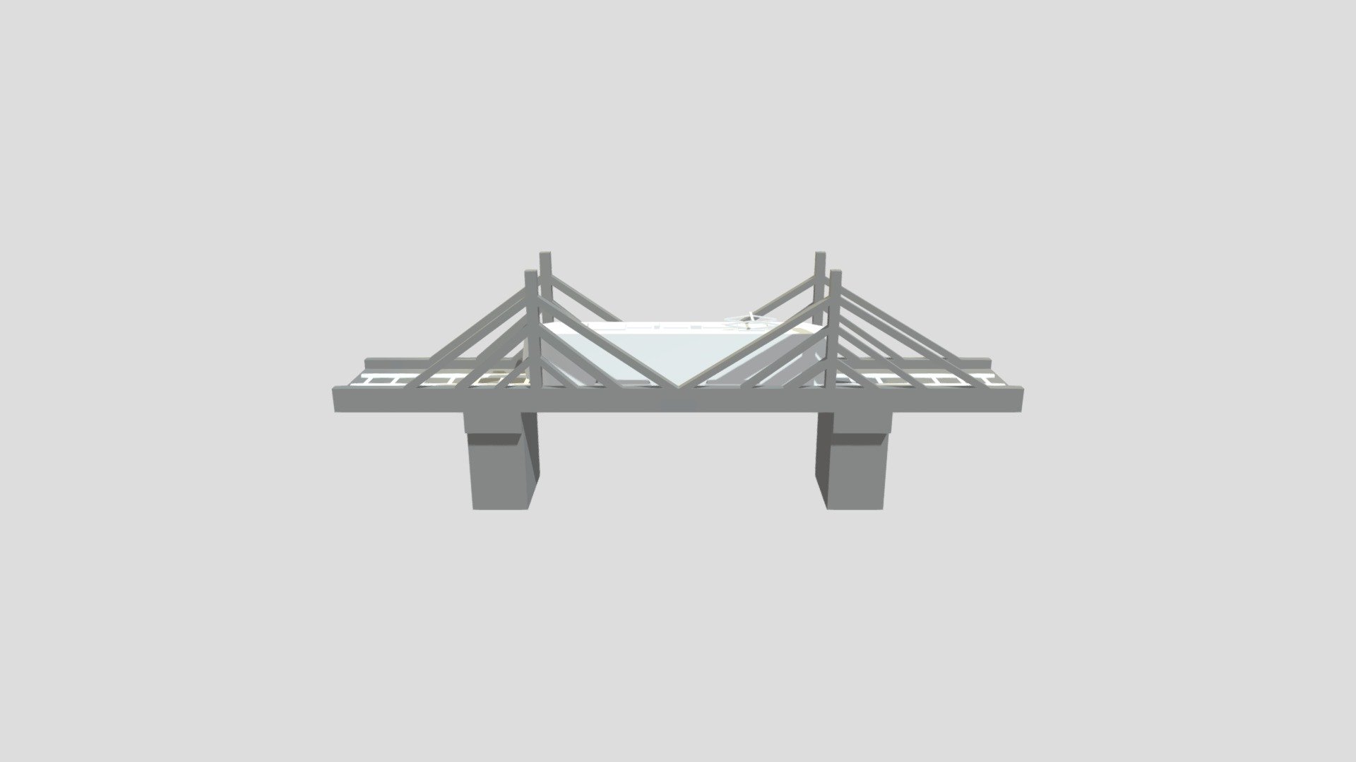 jembatan kereta - 3D model by inyourdream [65a3c43] - Sketchfab