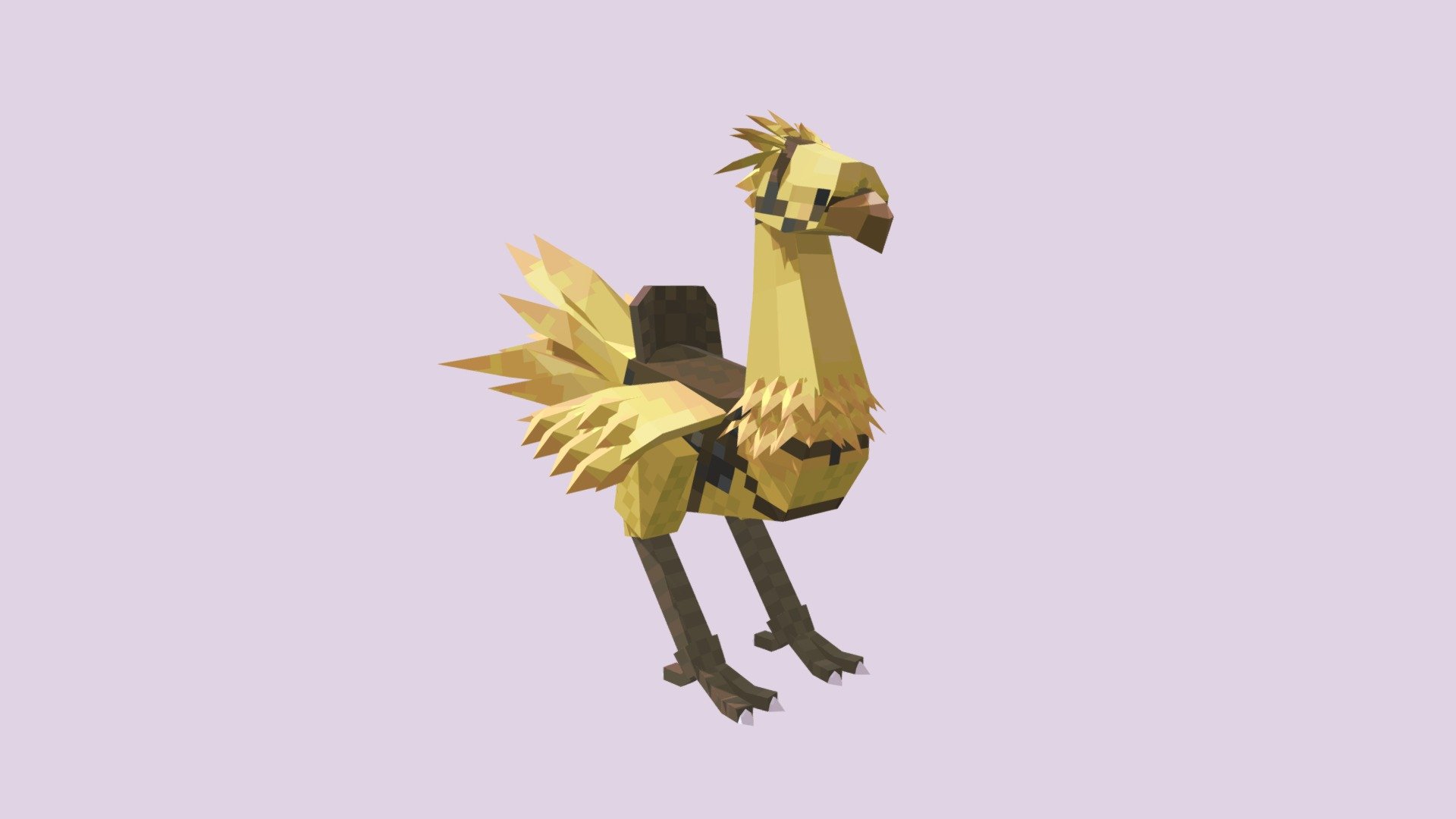 Chocobo | Final Fantasy - 3D model by Luque (@luqueratief) [65a43d5 ...