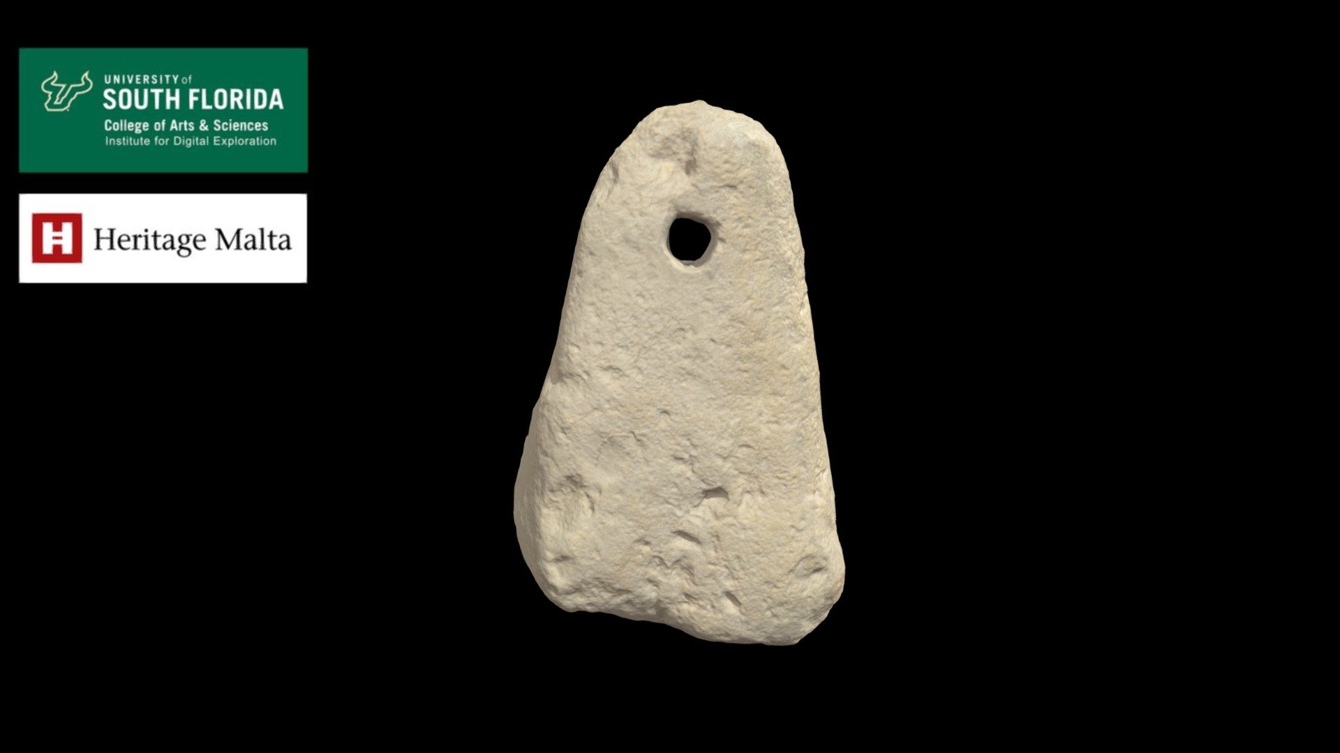 RDR19.022 Triangular loom weight - 3D model by USF Institute for ...