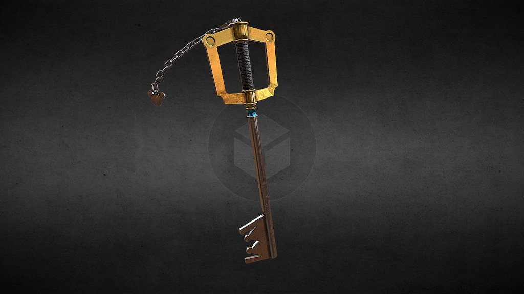 Sora's Keyblade - Kingdom Hearts - 3D model by JorgeMoura [65a733e ...