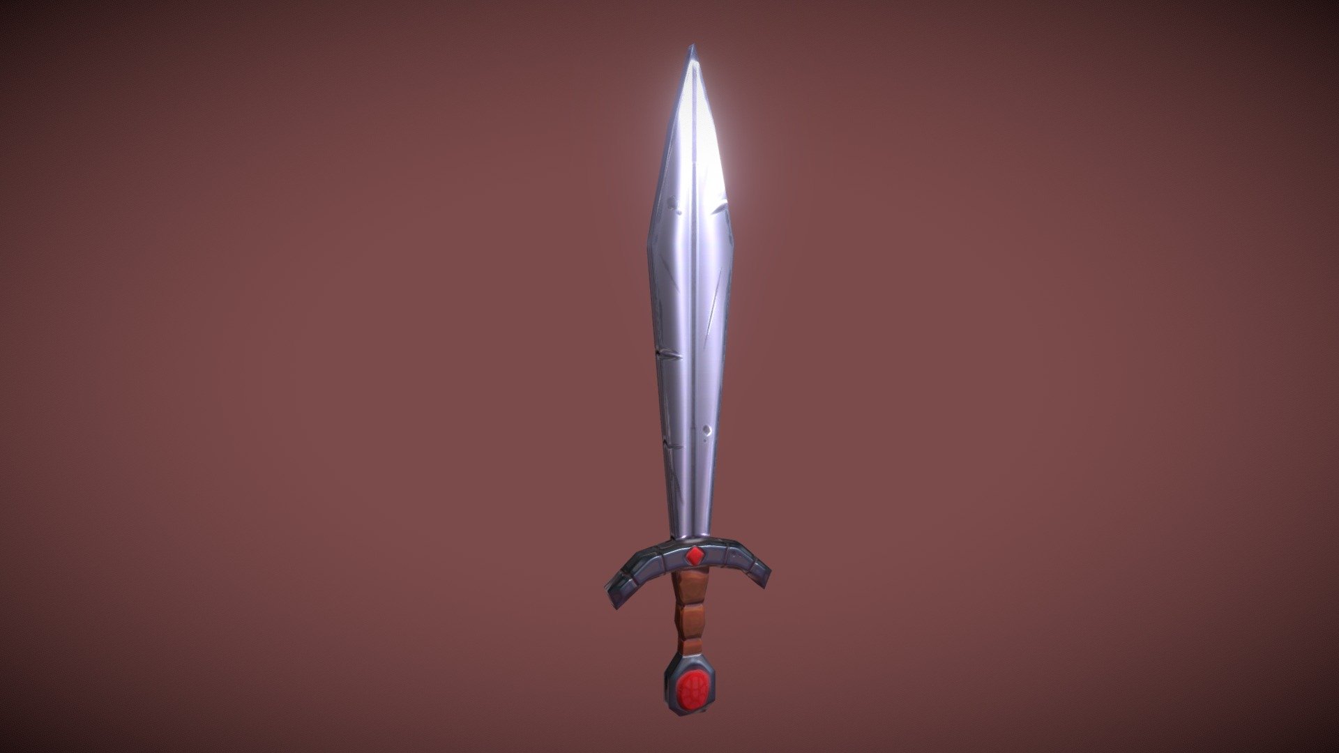 Proptober Day 14: Stylized Sword - 3D model by Nicholas DaRocha ...