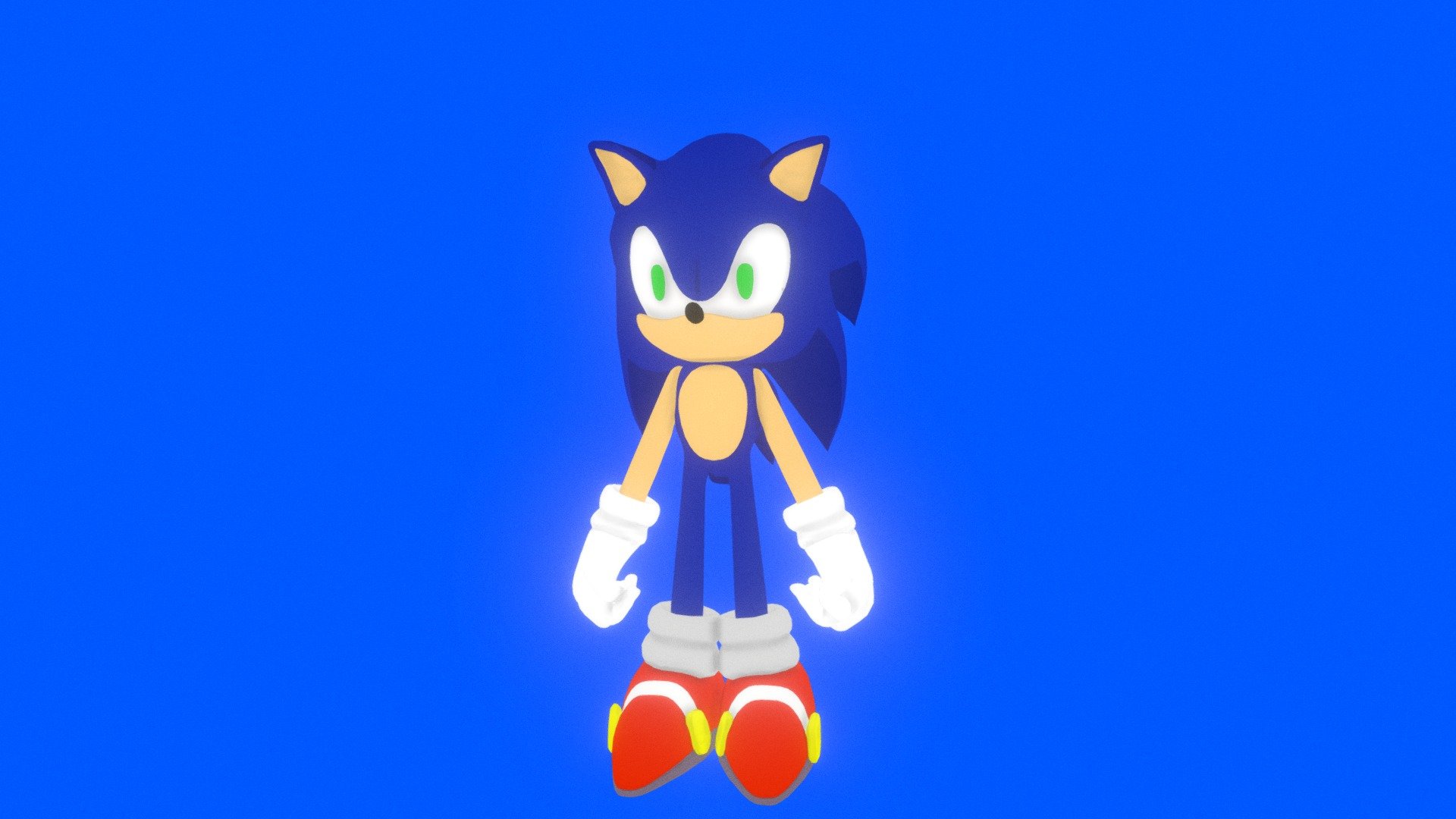 Sonic - Download Free 3D model by HAMAZ-EXE (@Gaster.exe) [65aaa7d ...