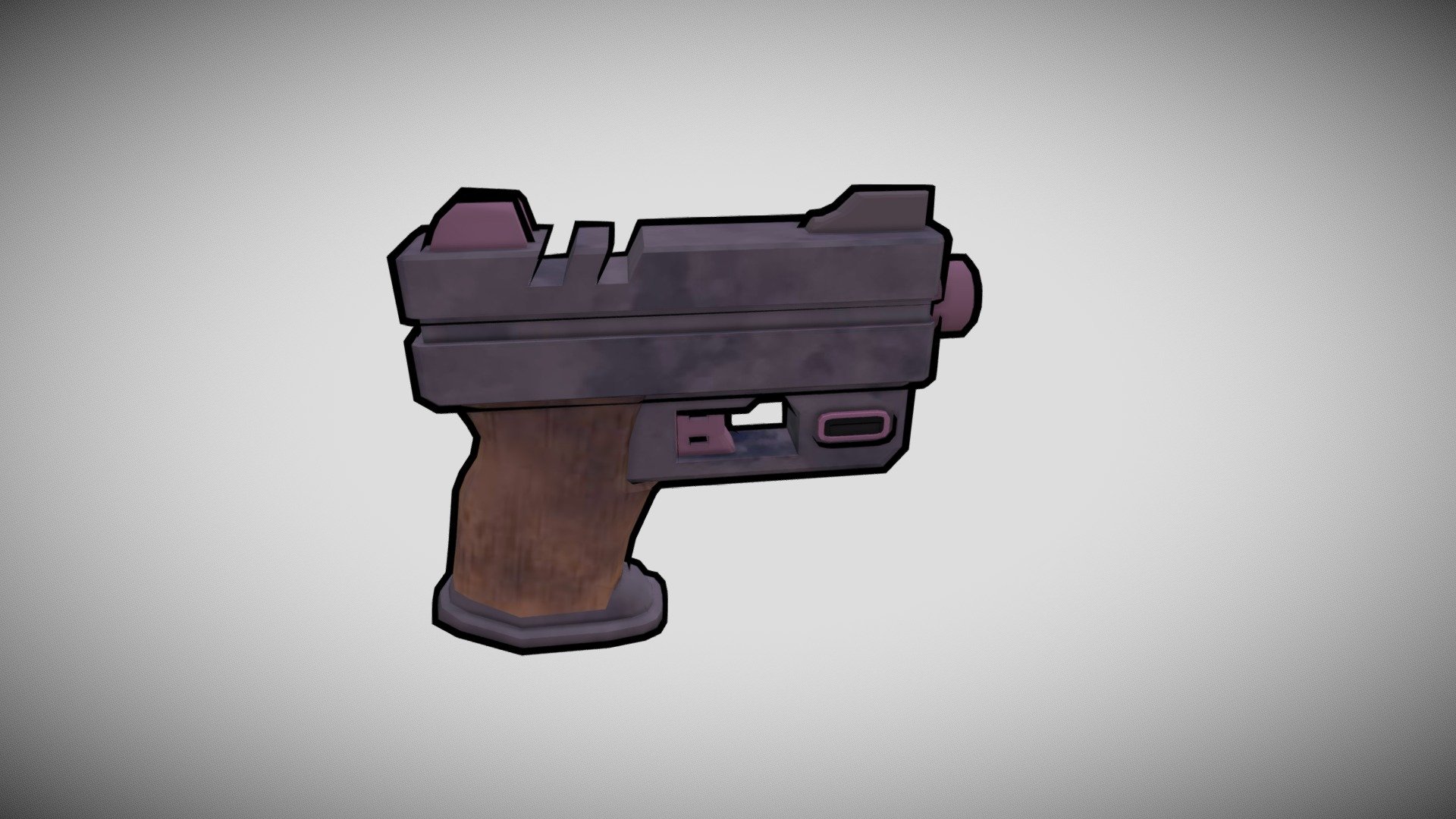Low Poly Pistol - 3D model by Assassiinated (@AlfieWilson) [65ab98c ...