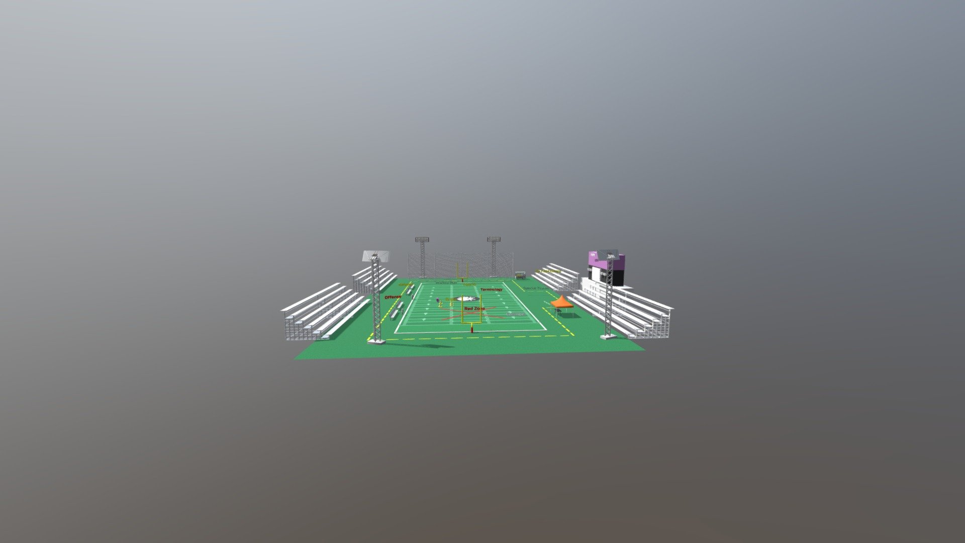 TAK Practice Field animated.c4d - 3D model by senque [65acf49] - Sketchfab