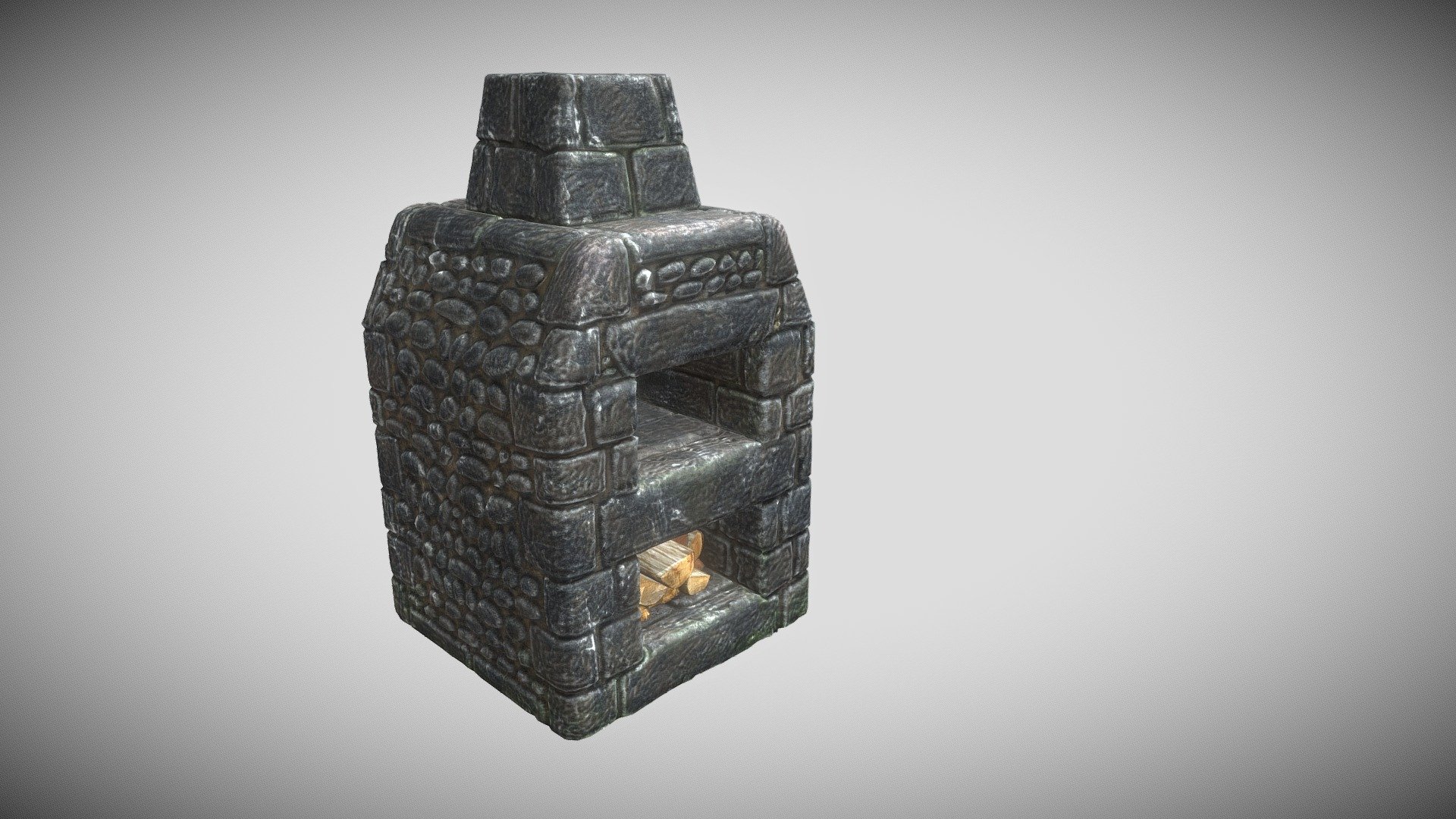 Oven - Medieval Stone Oven / Stove - Buy Royalty Free 3D model by ...