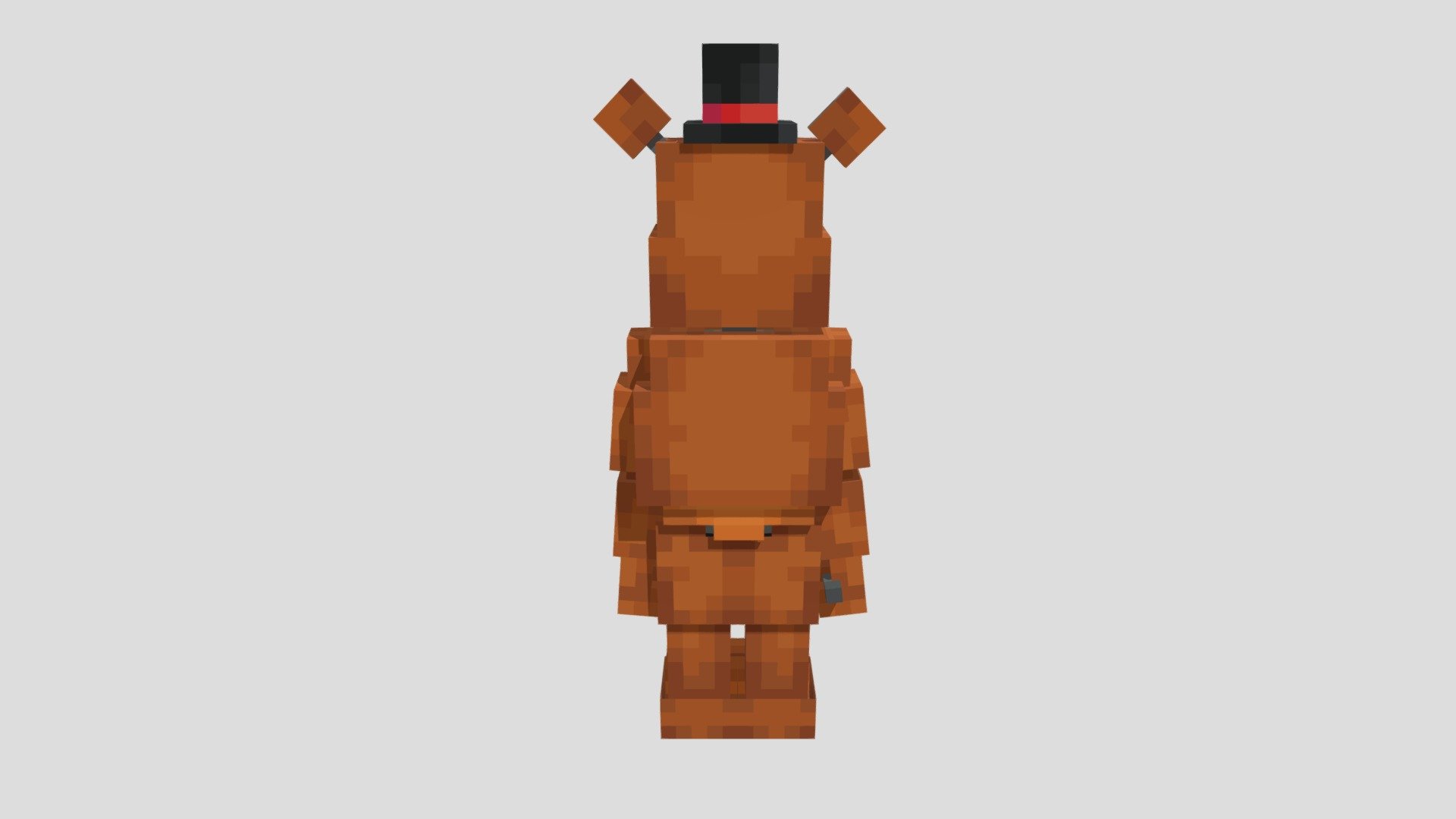 Minecraft_toy_freddy_fnaf - Download Free 3D model by 4806885685 ...