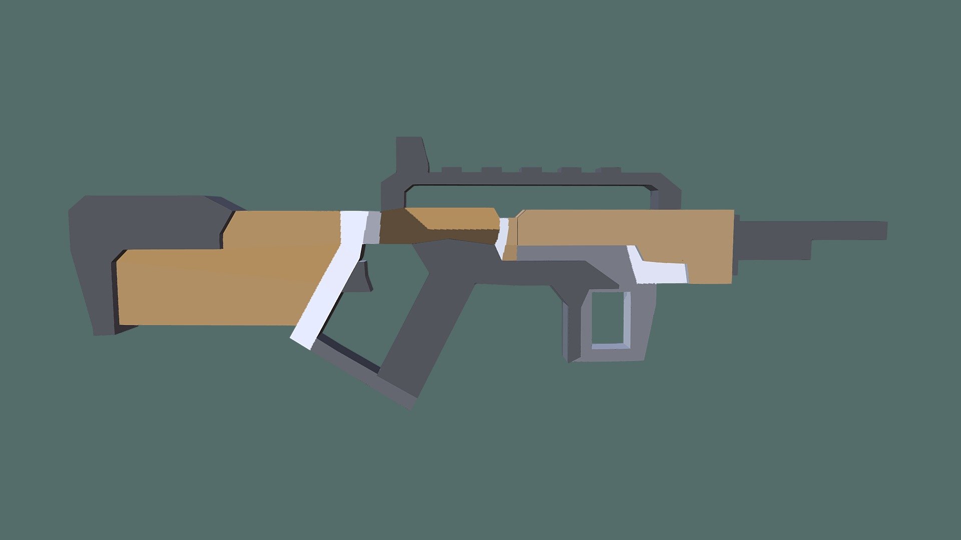 Simple low-poly rifle - 3D model by Earworm (@auxfuel) [65b5698 ...