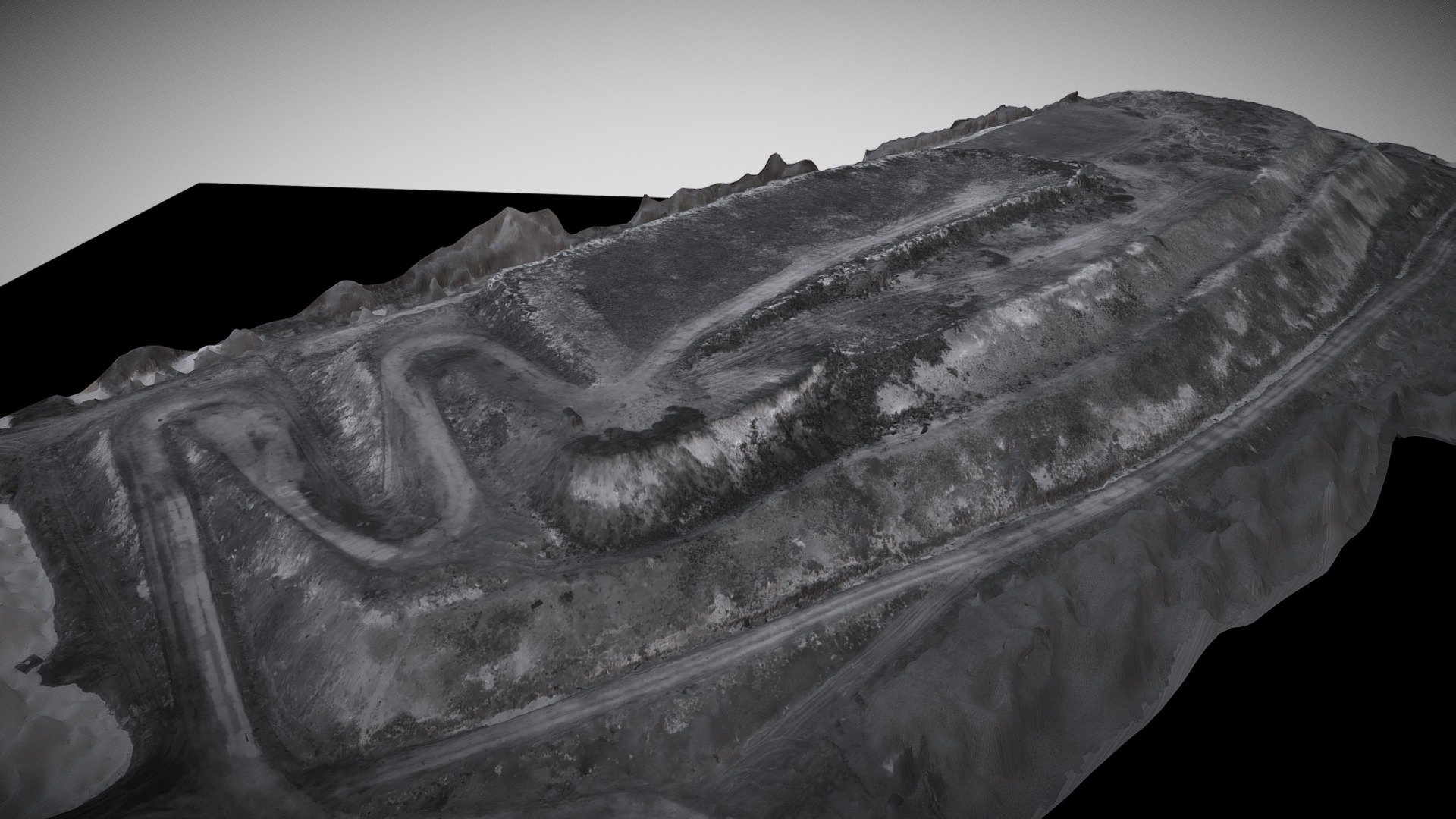 Landfill site, thermal model - Download Free 3D model by Aerial mapping ...