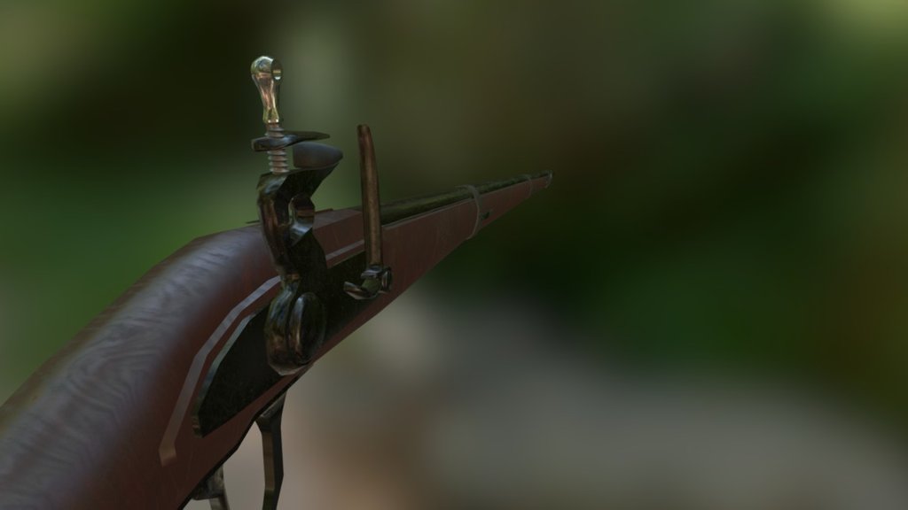 Musket - 3D model by dovalization [65b9346] - Sketchfab
