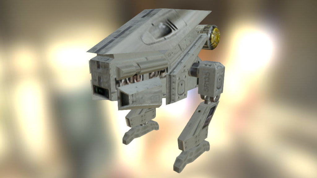 Walker Mech - 3D model by xclanstinger [65bc497] - Sketchfab